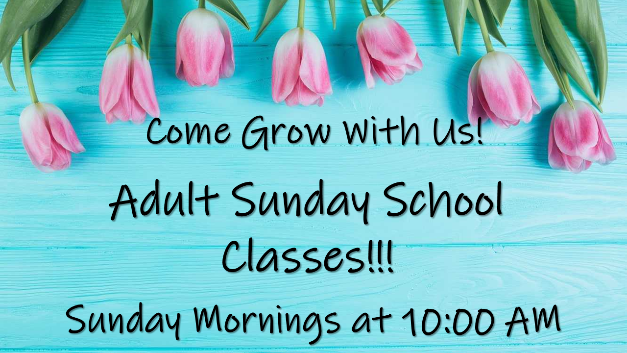 Sunday School – Adults8 – Immanuel Baptist Church
